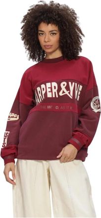Harper & Yve Ace Pullover - - Sweatshirts & Hoodies - Damen - Rot - S