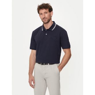 GANT Poloshirt Contrast 2013039 Dunkelblau Regular Fit