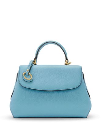 Oscar De La Renta sac The Mini Poppy - Bleu