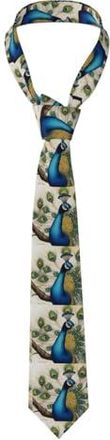 Generic Cravatte Belle Photo De Paon Cravates Hommes D&eacute;contract&eacute;e Cravate Homme Pour Accessoires Mariage Travail