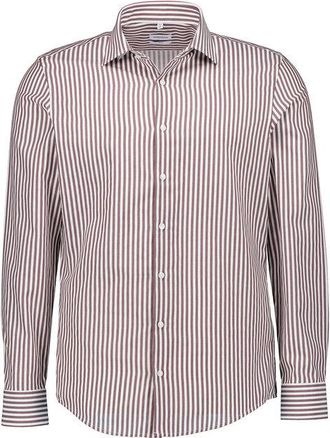 Seidensticker Seidensticker Herren Hemd braun Baumwolle