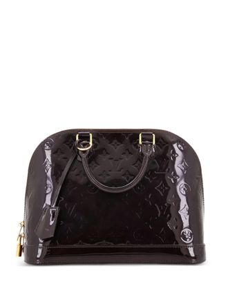 Louis Vuitton sac &agrave; main Alma &agrave; motif monogramm&eacute; - Violet