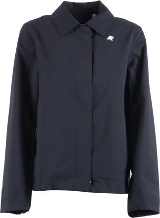K-Way Femme, Vestes, Bleu, Taille: 36 FR Arabel Stretch 2L Corto