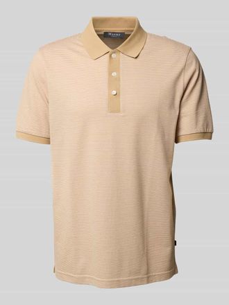 Maerz Slim Fit Poloshirt mit Strukturmuster