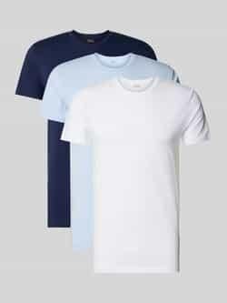 Ralph Lauren T-Shirt mit geripptem Rundhalsausschnitt im 3er-Pack