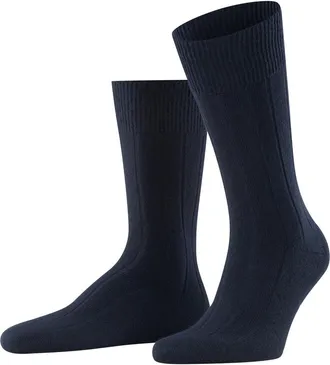 Falke Wadenhohe Socken aus Merino-Kaschmir-Mix im Rippstrick in