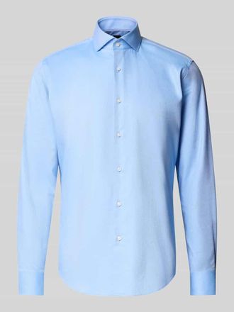 HUGO BOSS Regular Fit Businesshemd mit Haifischkragen