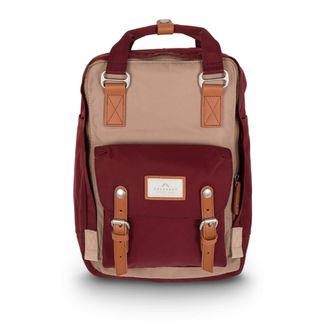 Doughnut Macaron mehrfarbiger Reiserucksack für Damen, College, leicht, für Pendler, Freizeit, Tagesrucksack, Rucksack, 16 l, Hazelnut X Wine, Einheitsgröße, M