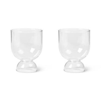 Ferm Living Verre Still - Transparent - Verre soufflé bouche - Designer Trine Andersen