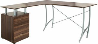 hjh OFFICE [NEUWERTIG] Hjh Office Eckschreibtisch Schreibtisch Computertisch Castor I 152 X 144 Cm B-Ware