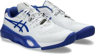 Asics Herren Gel-Resolution X Sneaker, White Dark Cobalt, 41.5 EU