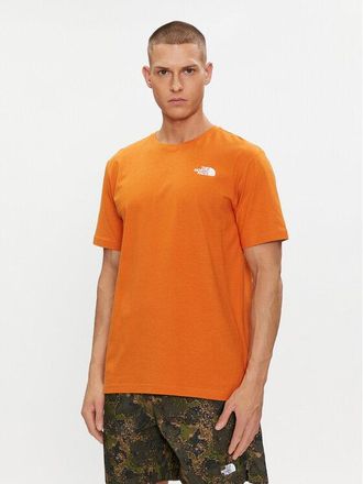 The North Face T-Shirt Redbox NF0A87NV Orange Regular Fit