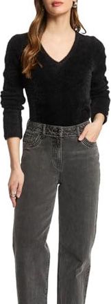 Morgan 212-MOOVE Pull, Noir M, XL Femme