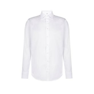 Seidensticker Chemise slim Kent en serg&eacute; de coton