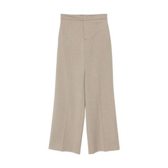 Twinset Pantalon large - Femme - Pantalons - Beige - Taille: 40 FR