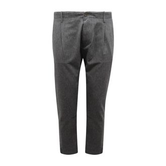 Nine In The Morning Gefaltete graue Baumwollhose - - Trousers - Herren - Grau - L