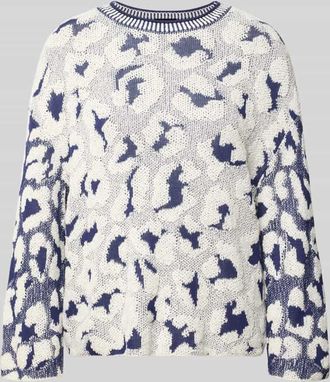 Marc Cain Relaxed Fit Pullover in Strick-Optik