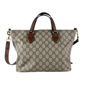 Gucci Sac cabas GG Supreme Pre-owned - Femme - Pre-owned - Brun - Taille: ONE Size