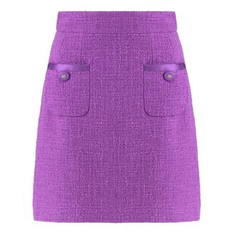 Dolce & Gabbana Femme, Jupes, Violet, Taille: 38 FR Skirts