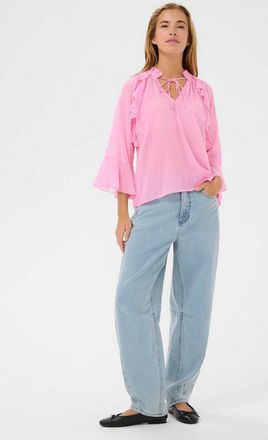 Kaffe Langarmbluse Langarm-Bluse KAflora