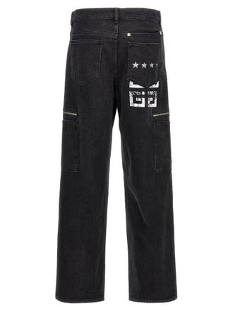 Givenchy Mens Black Cotton Jeans Denim Clothing