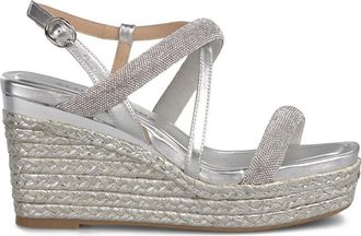 Alma En Pena Alma EN Pena, Femme, Chaussures, Gris, Taille: 40 EU Esparto Wedge Sandal Tubular Body