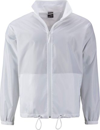 James & Nicholson Herren Mens Promo Jacket Jacke, Wei&szlig; (White), XXX-Large