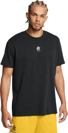 Under Armour Curry T-Shirt f&uuml;r Herren, Schwer (Schwarz/Wei&szlig;)