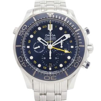 Omega Pre-owned Seamaster Planet Ocean Armbanduhr - - Pre-owned - Herren - Blau - ONE SIZE