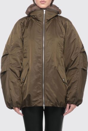 Stand Studio Bomber oversize en nylon rembourr&eacute; avec col montant