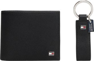 Tommy Hilfiger Herren Th Flag Mini Cc & Key Fob Am0am13604 Geschenkpaket, Black (Black)