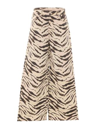 Ganni Straight Leg Jeans - Beige