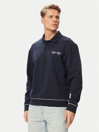 Calvin Klein Jeans Poloshirt LV04RG202G Dunkelblau Regular Fit