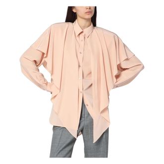 Stella McCartney Rosa Bluse Hemd Camicia Blusa - - Blouses & Shirts - Damen - Rosa - S