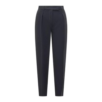 Max Mara Femme, Pantalons, Bleu, Taille: 42 FR Pantalon Slim