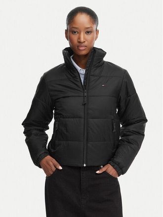 Tommy Jeans &Uuml;bergangsjacke DW0DW23487 Schwarz Regular Fit