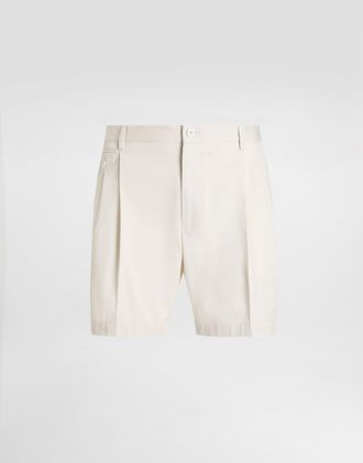 Dolce & Gabbana Fabric Bermuda Shorts - Mann Hosen Und Shorts Beige 46