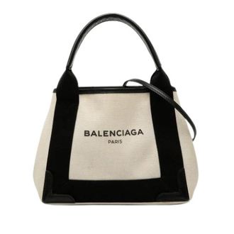 Balenciaga Pre-owned Navy Cabas XS - - Pre-owned - Damen - Beige - ONE SIZE