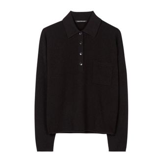 Luisa Cerano Feinstrick-Polo - - Tops - Damen - Braun - S
