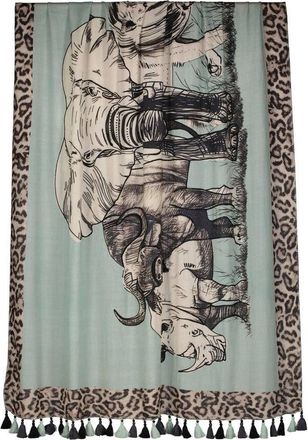 Maison Common Damen Schal mit Quasten