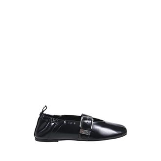 Ganni Sue Ballerina Box Oleatex - - Shoes - Damen - Schwarzk - 40 EU
