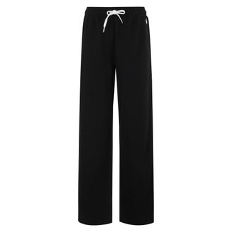 Polo Ralph Lauren Sweatpant Noir avec Logo Brod&eacute; - Femme - Pantalons - Noir - Taille: 36 FR