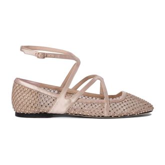 Jimmy Choo London Femme, Chaussures, Rose, Taille: 38 1/2 EU Astoria Flat