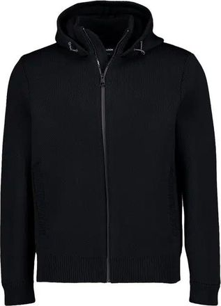Strellson Herren Pullover schwarz Polyester unifarben