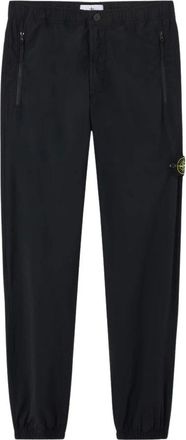 Stone Island Homme, Pantalons, Noir, Taille: W32 Fleece Joggers