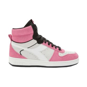 Diadora Pink Suede High Top Basketball Sneaker - - Shoes - Damen - Rosa - 41 EU