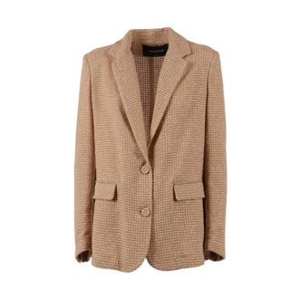 Fabiana Filippi Femme, Vestes, Beige, Taille: 42 FR Vestes en tweed