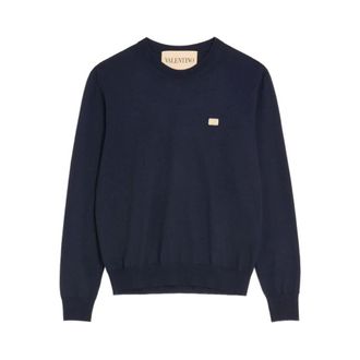 Valentino Herren, Strickwaren, Blau, SGr&ouml;&szlig;e
