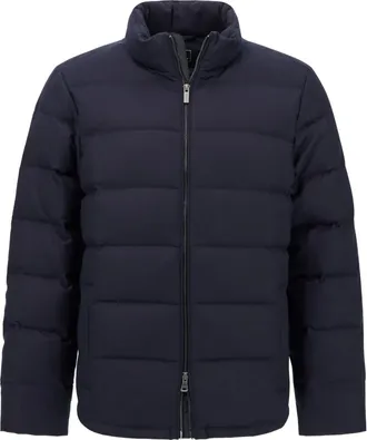 Boggi Milano doudoune à fermeture zippée - Bleu