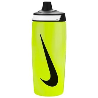Nike Nike Unisexe - Gourde Refuel Grip 18 oz pour adulte Volt/noir/noir, 532 ml